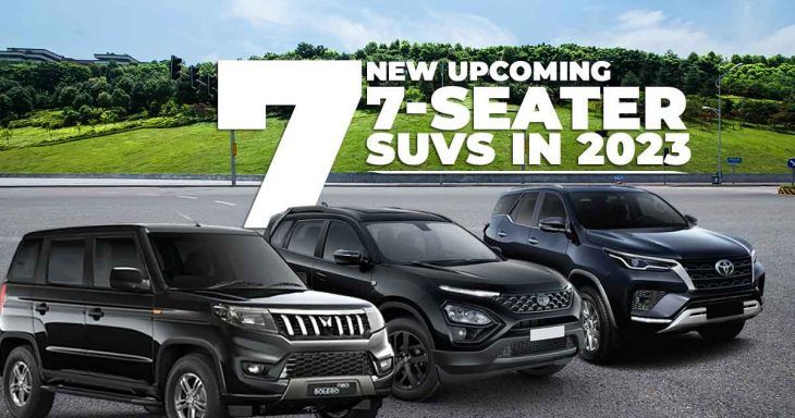 Top 7 Upcoming 7-Seater SUVs In 2023 - All Details